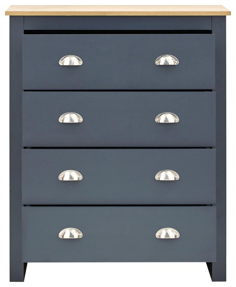 Lancaster 4 Piece Bedroom Set Slate Blue – Bed Kings